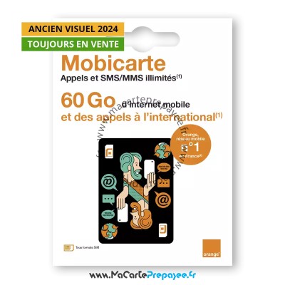 Carte SIM Prépayée Orange Mobicarte ZEN